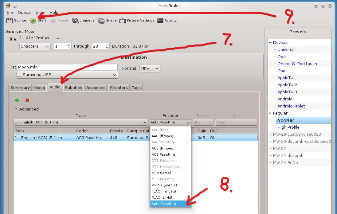 Markus Wobisch: How to Rip a DVD Audio Track using Free Software