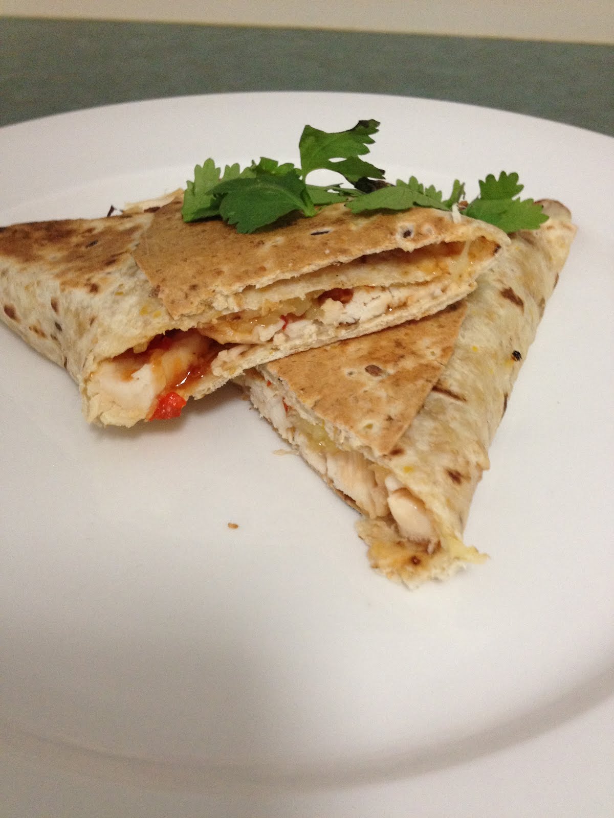 Forever Springtime: Dish 52 - Grilled Sweet Chilli Chicken Wrap