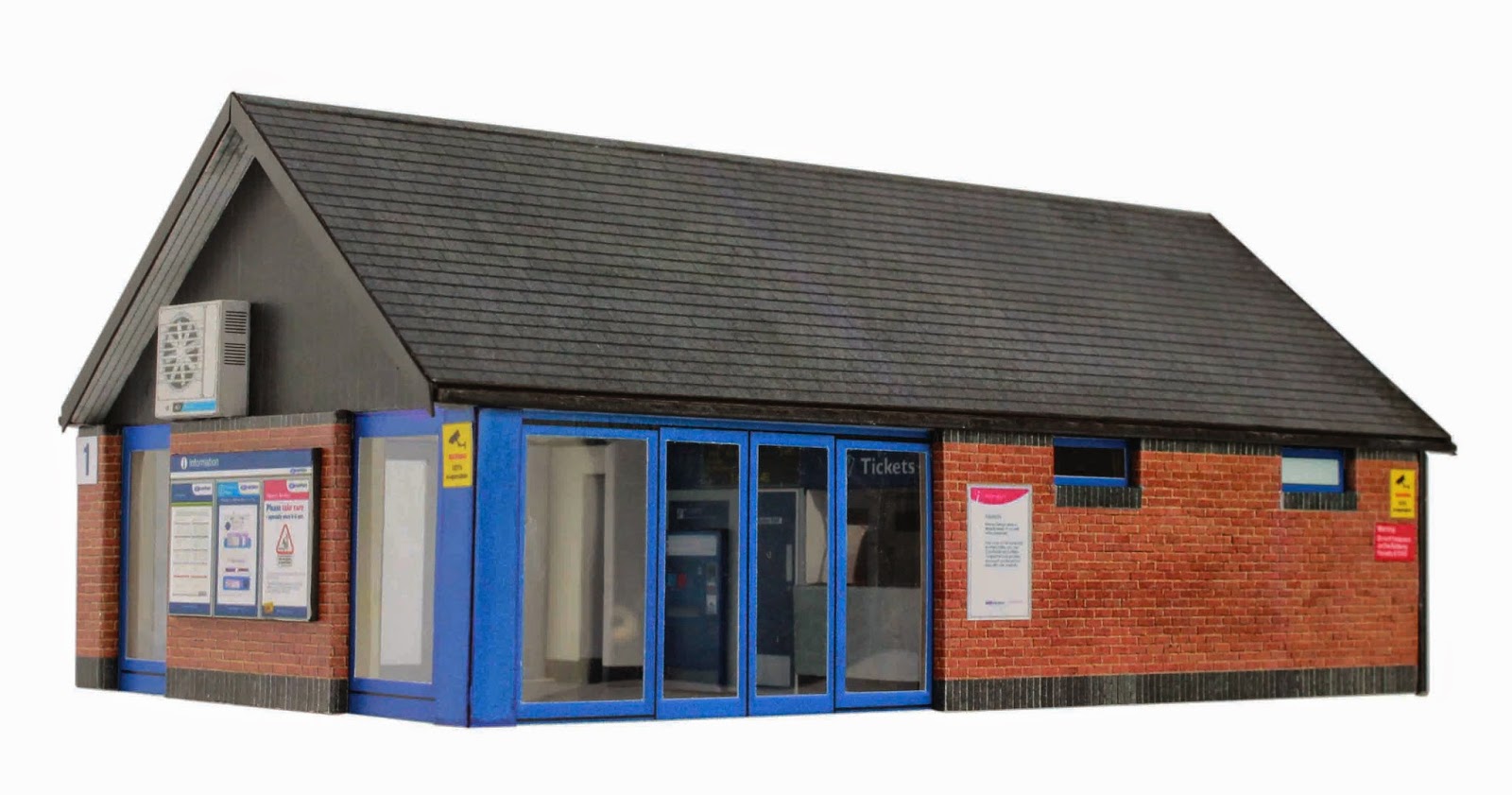 SCALESCENES MODERN STATION