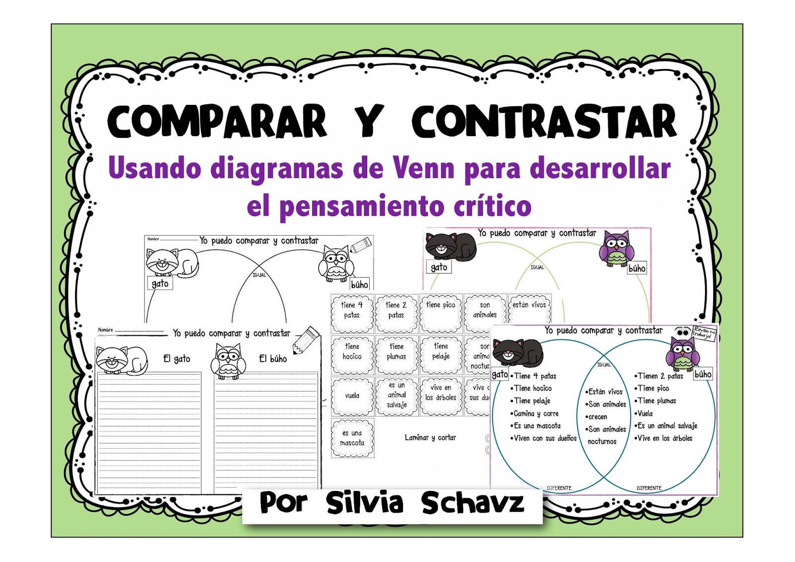 El salón de Silvia Schavz
