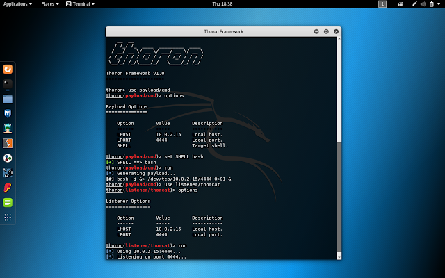 Thoron Framework - Tool To Generate Simple Payloads To Provide Linux ...