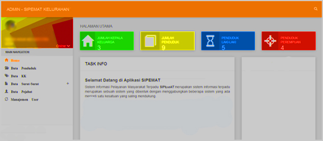 Source Code Sistem Informasi Pelayanan Masyarakat Terpadu (SIPEMAT) Manajemen Administrasi Pada ...