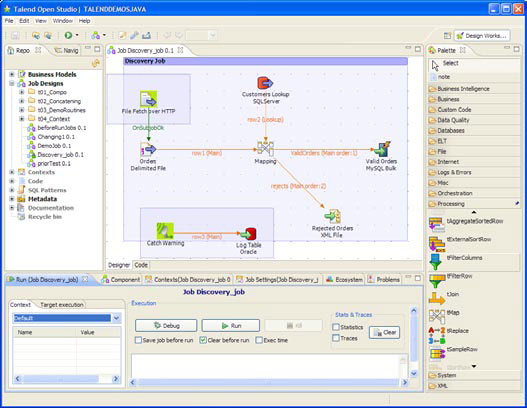 JVM - FOSS: Talend Open Studio - Ferramenta ETL