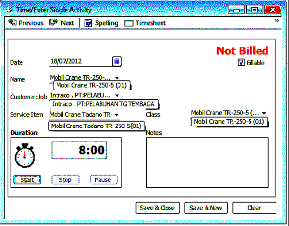 Manual QuickBooks Accounting Sistem untuk Rental Alat Berat: MENGUBAH ...