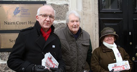 A Gurn from Nurn: Former Provost of Nairn Nigel Graham leafleting for ...