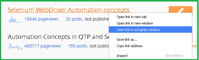 Quick Code How To Right Click An Element And Select Menu Option With Selenium Selenium