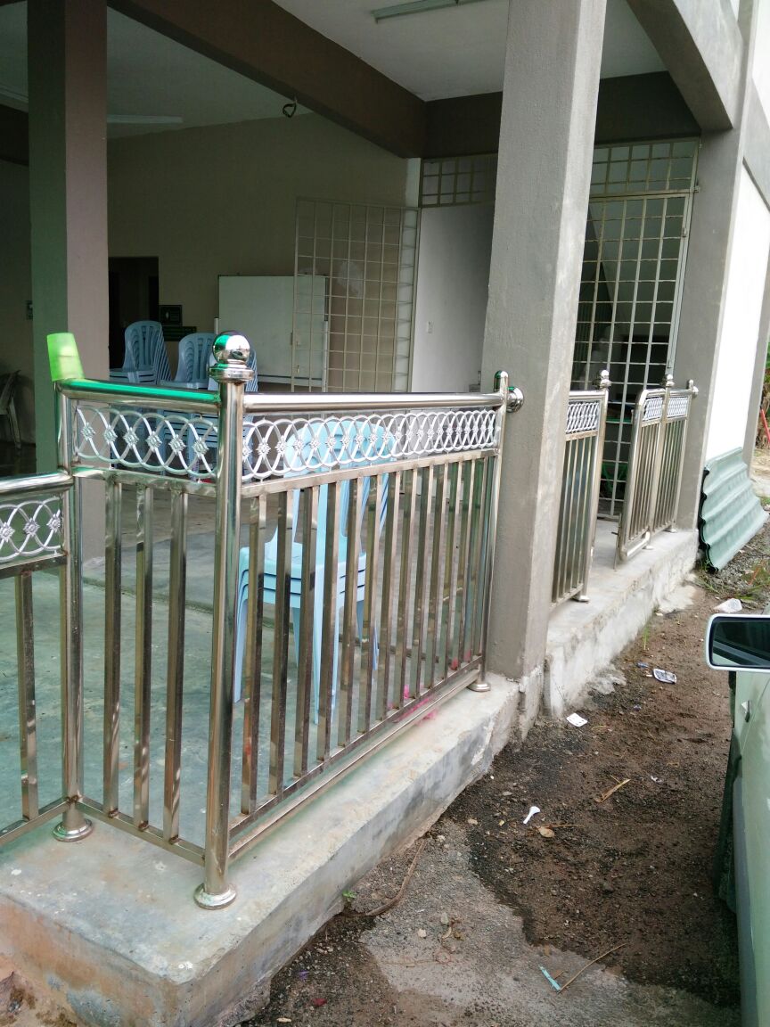 Pagar Besi Tahan Karat (Stainless Steel Fencing/Railing) ~ MHS GLOBAL ...