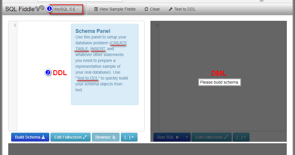 SQL QnA: 常用資料庫SQL語法免費測試網站(SQL Fiddle)