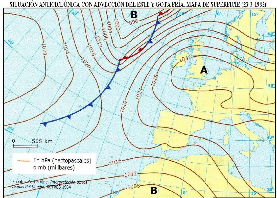 GEOGRAFÍA DE ESPAÑA 2020-2021: Mapas meteorológicos para analizar en clase