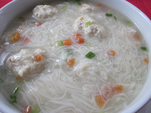 Filipino Easy Recipes Misua With Egg Soup