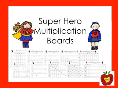 I Love My Classroom: Super Hero Addition and Multiplication