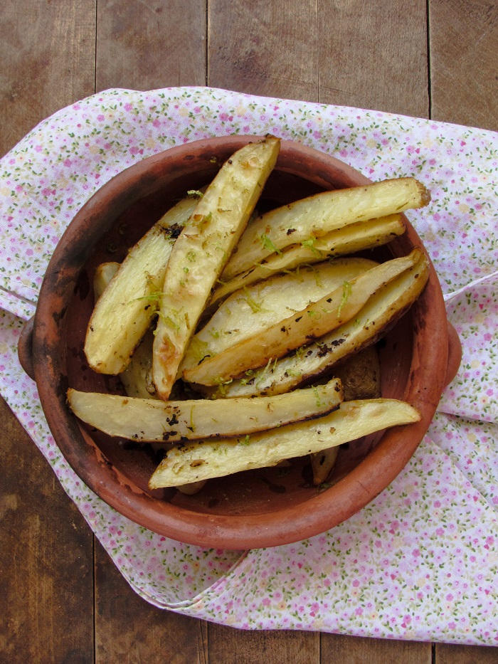 Papas Cuña con Limón y Ajo / Pasquín Sistólico