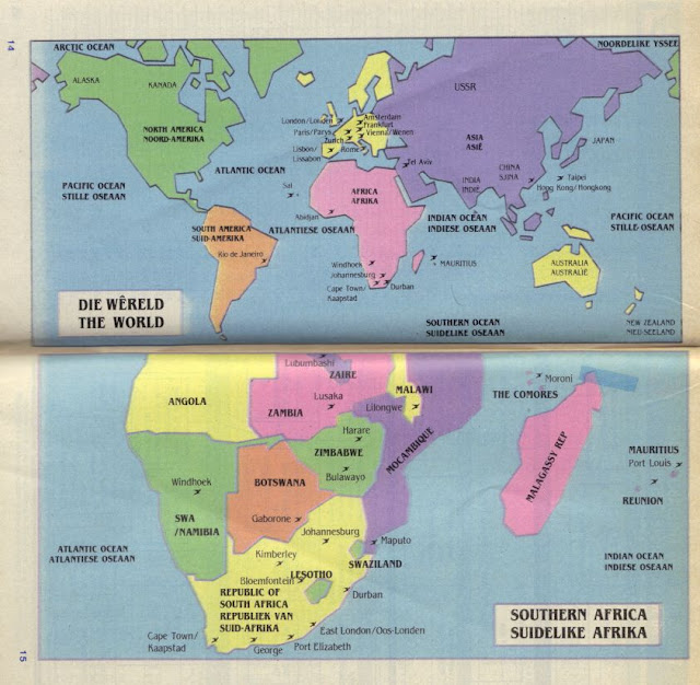 Flight Africa Blog: South African Airways, 1990