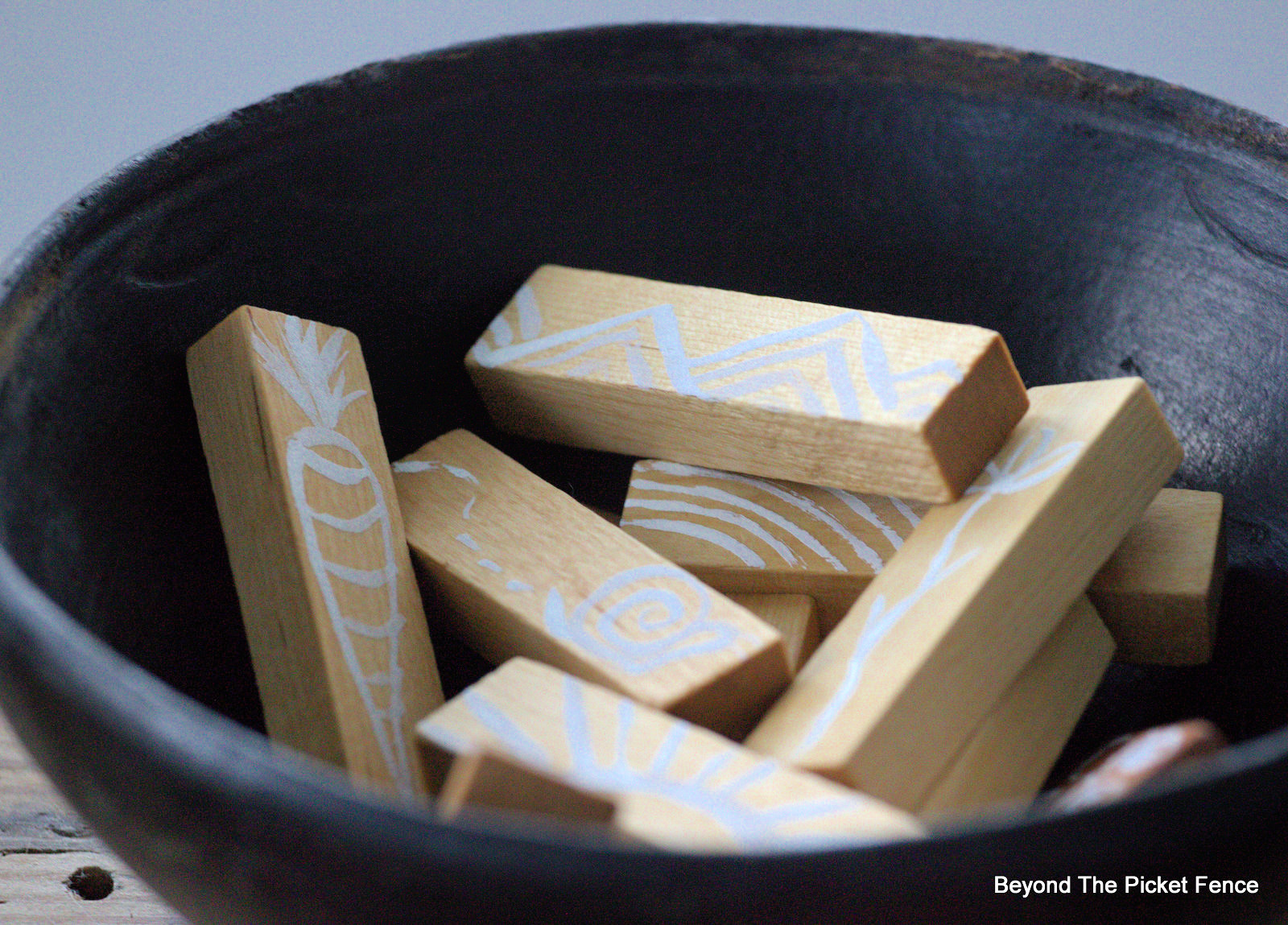 Beyond The Picket Fence: An Old Bowl & How to Make Conversation Starters