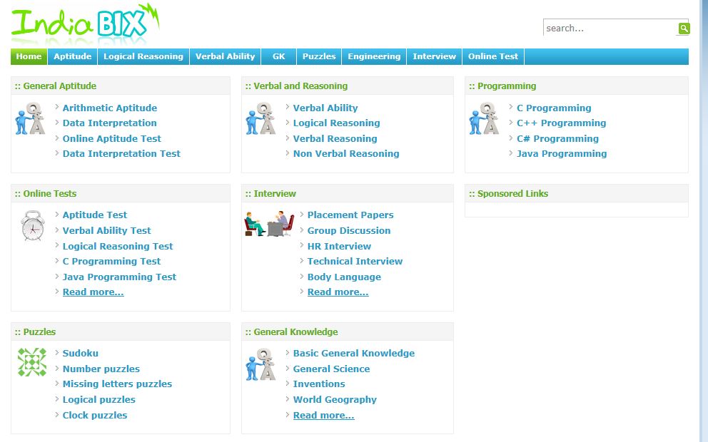 Largest Offline Study Zone (World top [ 6 computer+indiabix] website ...