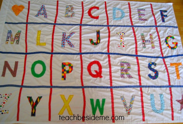 Learning the Alphabet- Alphabet Mat - Teach Beside Me