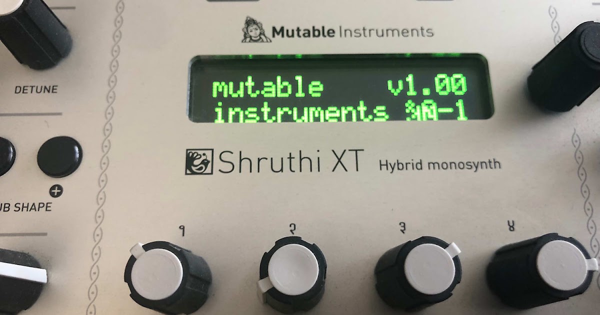 MATRIXSYNTH: Mutable Instruments Shruthi XT (Pro builder, SMR VCF) SN 0071