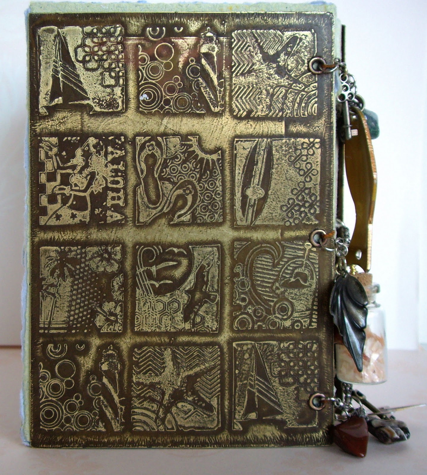 Creative days: Etched metal book