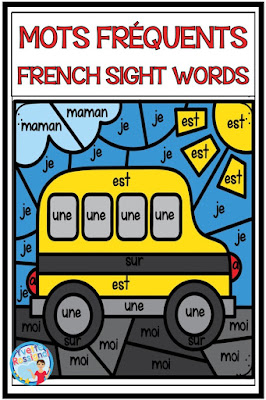 Yvette Rossignol French Resources: Activités pour mots fréquents