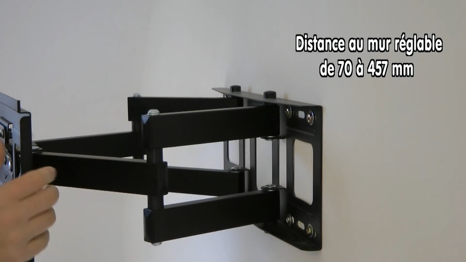 support mural tv tectake