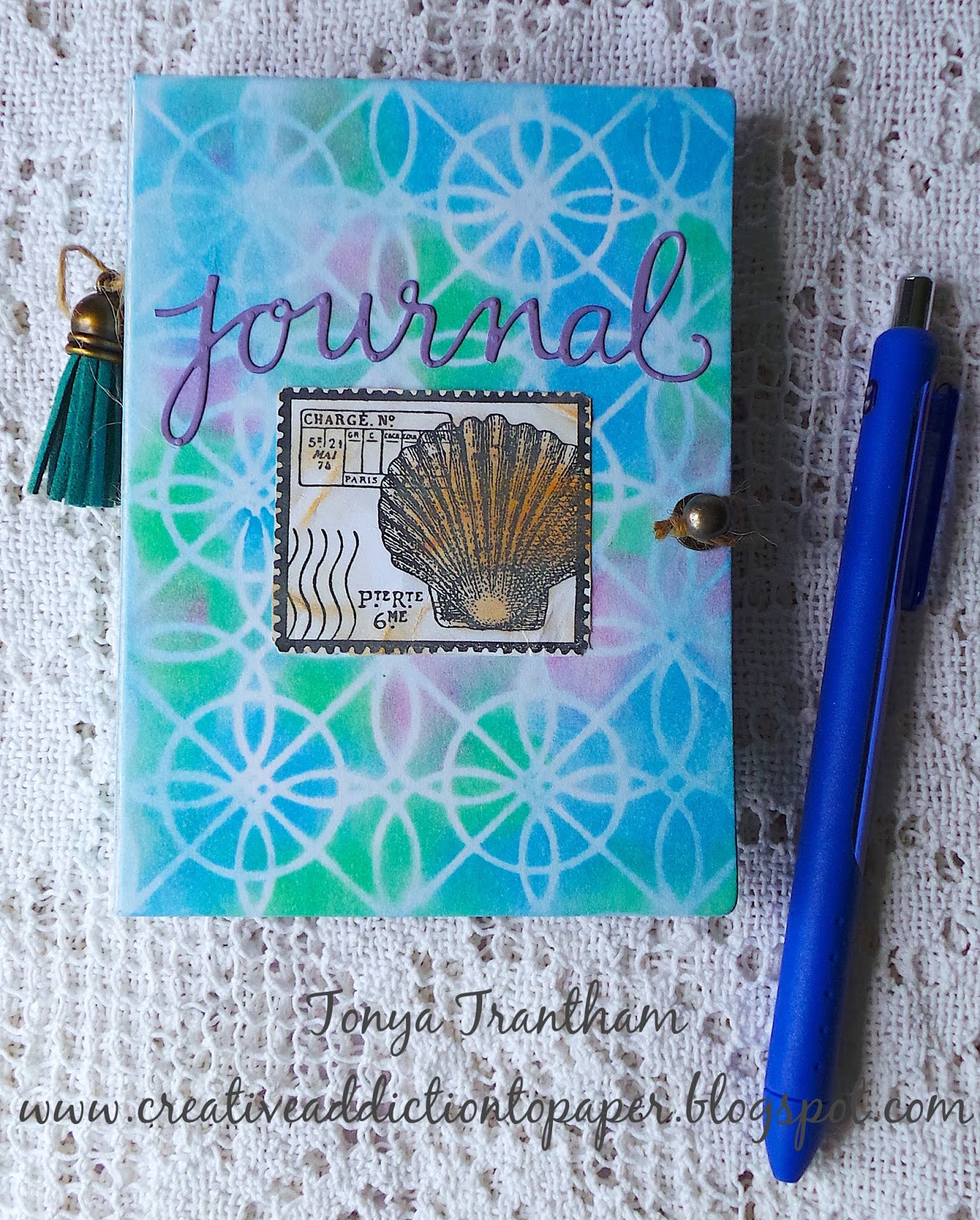 Creative Addiction to Paper: Seashell Journal