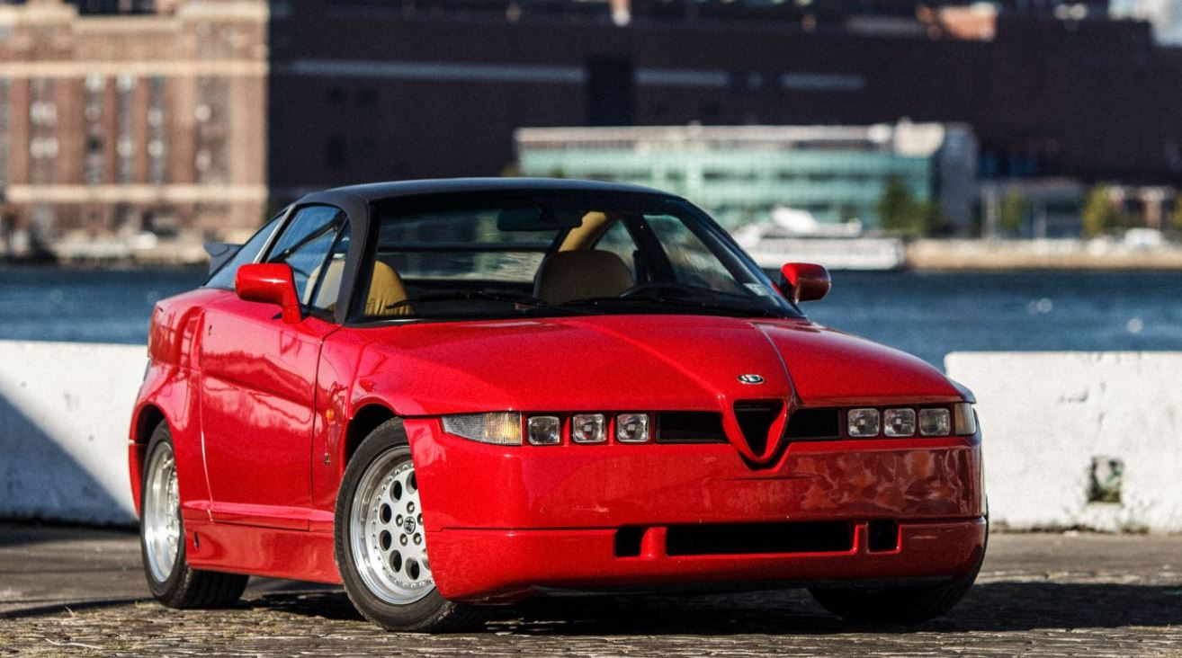 Just A Car Guy: Strange looking car, a 1990 Alfa Romeo SZ
