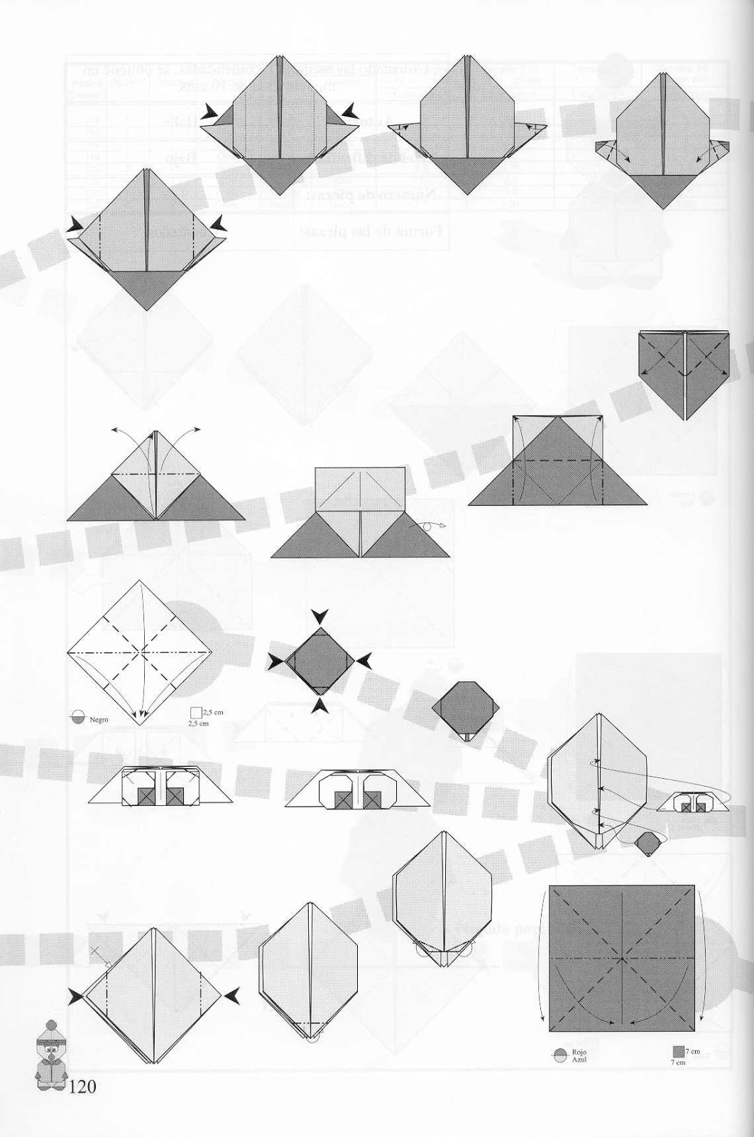 Origami Cartoon 3-Halle - Ruby Book Origami