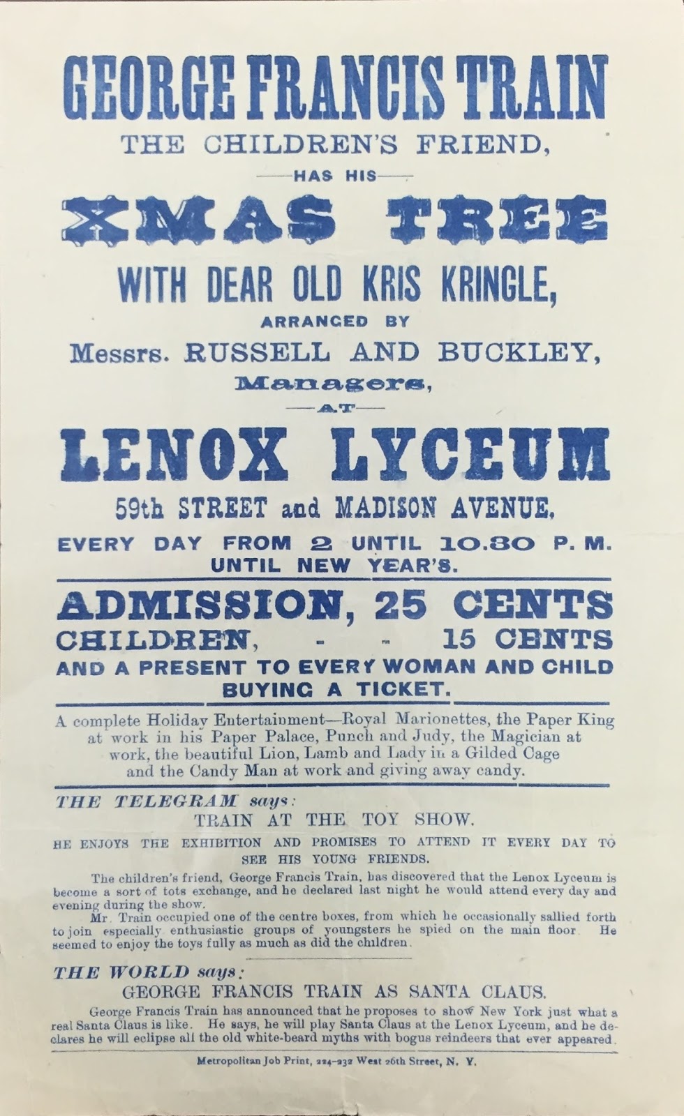 Curiosities & Wonders: The Man of Destiny!