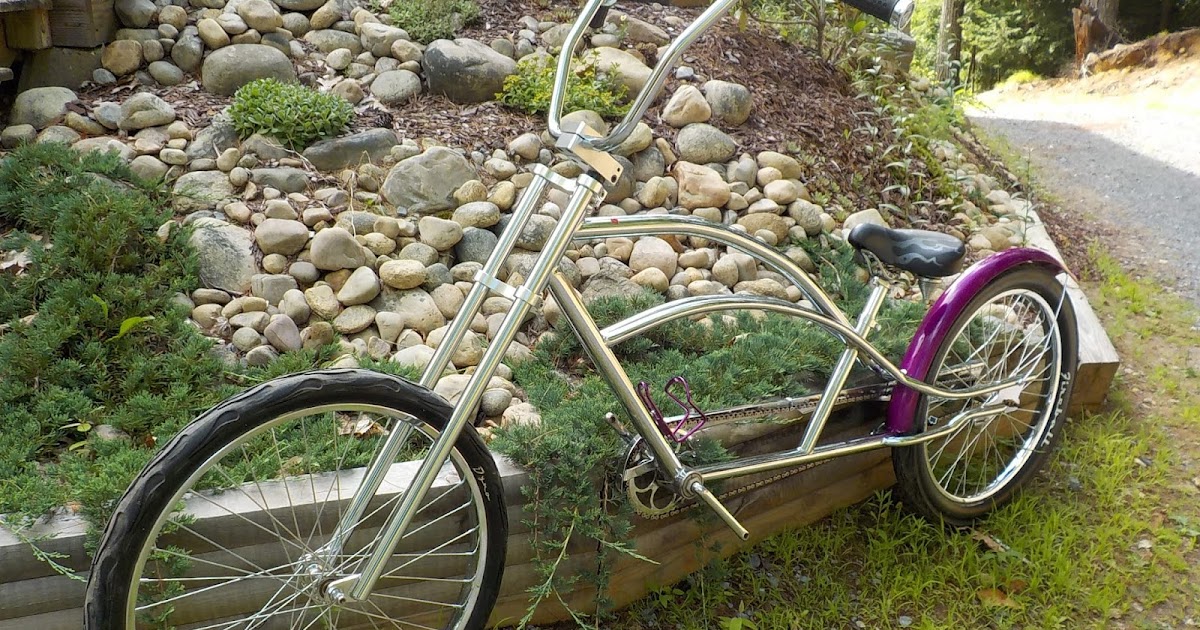 the raleigh chopper blog steve: CUSTOM BUILT STRETCHED CHOPPER CRUISER