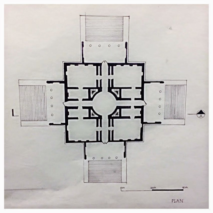 Portfolio: La Villa Rotonda Drawings: Renaissance to Baroque Architecture