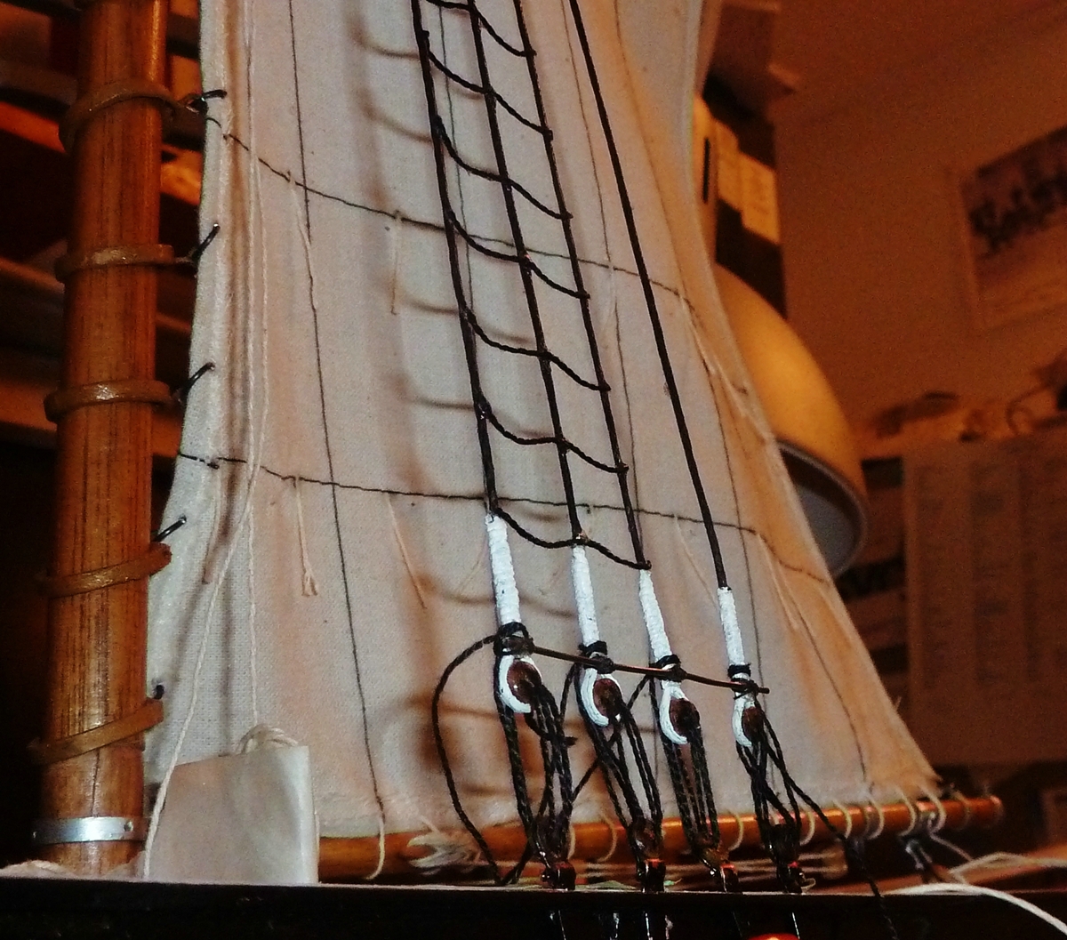 Model Build - Bluenose II: 18 - Ratlines