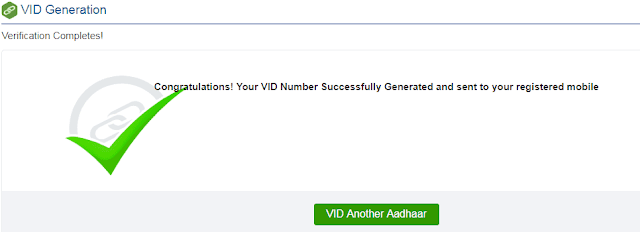 What is Aadhaar Virtual ID (VID) and how to generate it