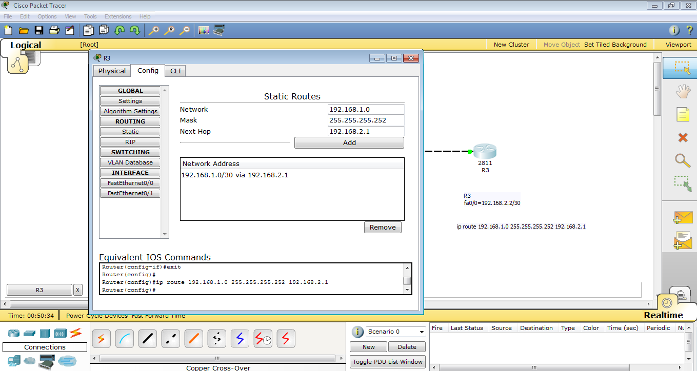 Cara Konfigurasi Static Routing Menggunakan 3 Router Network Computer