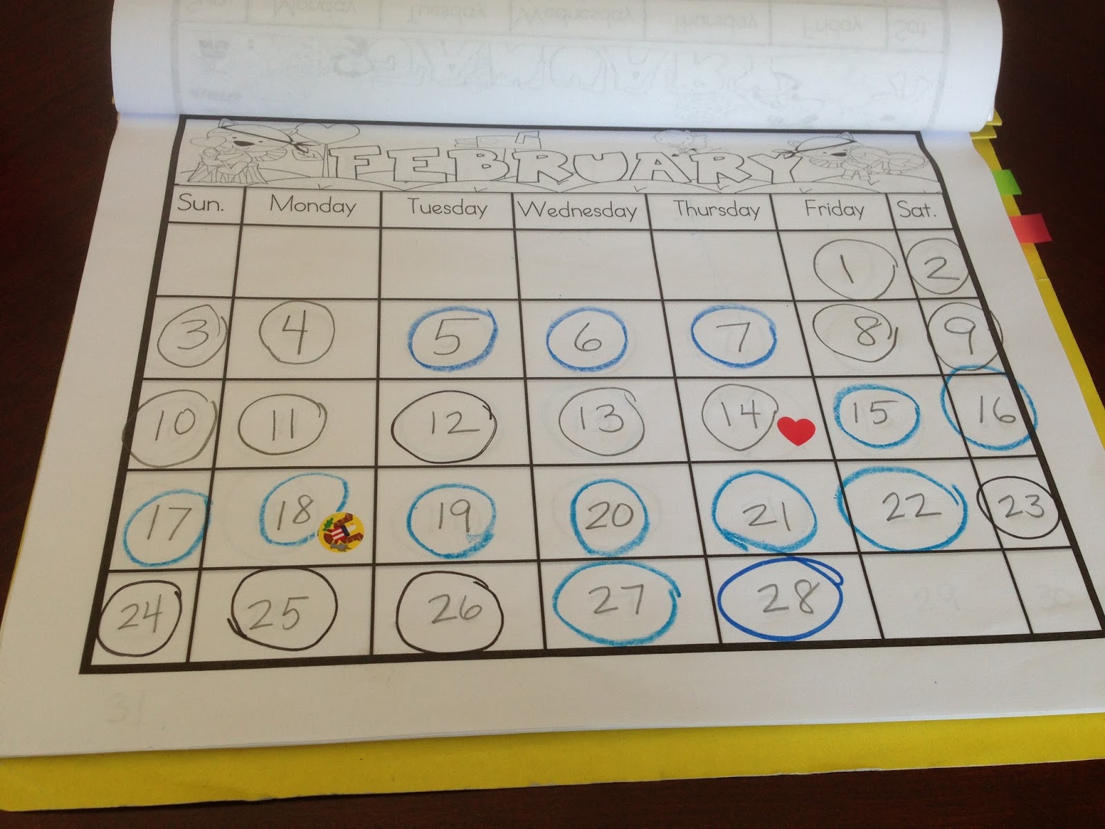 A Ray of Kindergarten Sunshine: My Favorite Things #1: Daily Calendar