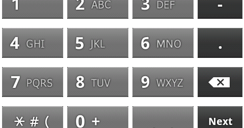 Alphanumeric phone تعريف أبجدي رقمي