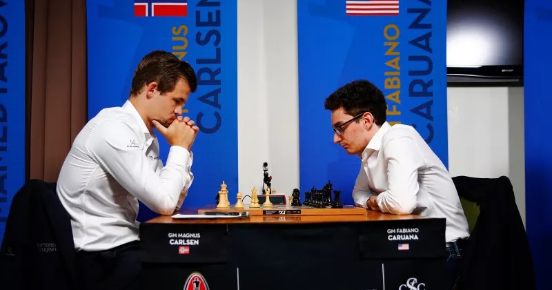 RafTop Chess News: Carlsen και Caruana μάχονται για τον Παγκόσμιο τίτλο ...