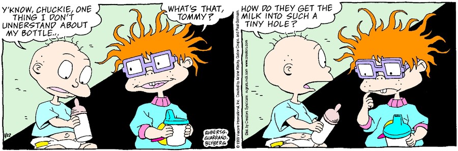 NickALive!: Classic Rugrats Comic Strip for Friday, January 22, 2021 ...