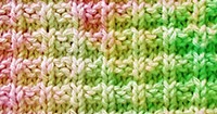 Ridge Rib Knit Purl Pattern - Hand Knitting Stitches