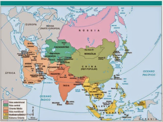 Tudo sobre a Ásia: Ásia - Aspectos Físicos