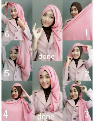 Ragam Cara Pakai Kerudung Modis Kreasi Gaya Masa Kini 2016 - Kumpulan ...