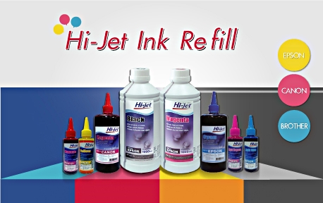 “Hi-jet Ink Refill” หมึกเติมอิงค์เจ็ทคุณภาพสูง ให้สีสันสดใส คมชัดทุกงาน ...