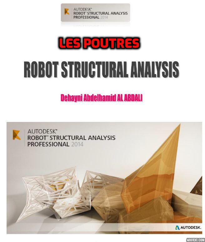 Formation robot structural analysis 'Les poutres'