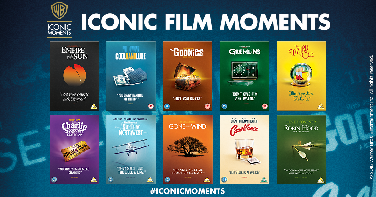 Win 10 Classic DVDs From Warner Bros' Iconic Moments Film Collection ...