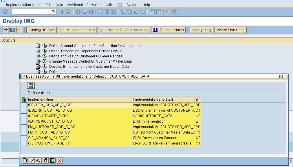 SAP TECH: Screen Enhancements