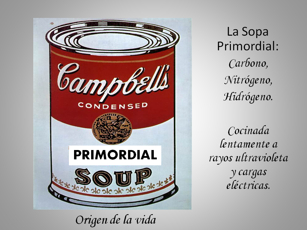 sensacional de filosofos: Sopa Primordial.
