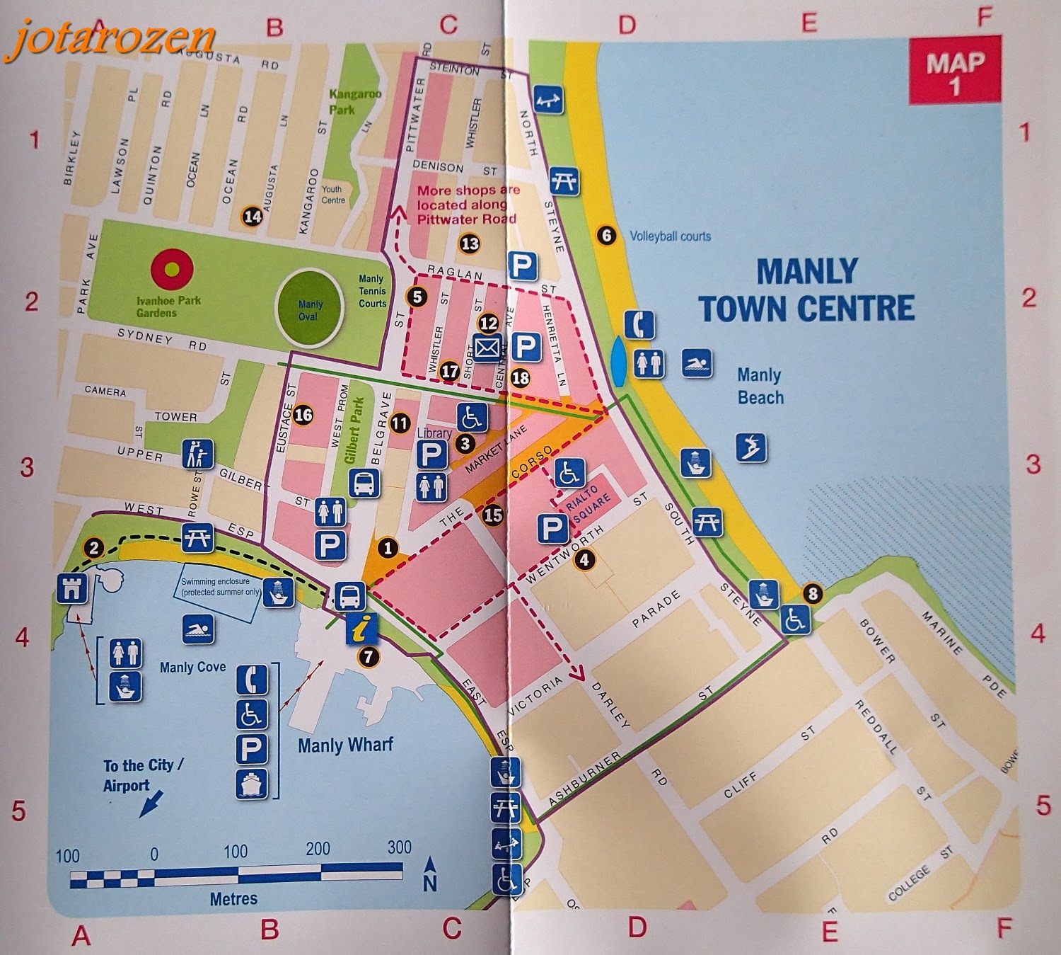 Footsteps - Jotaro's Travels: Sydney 2013 : Day 5 - Across To Manly