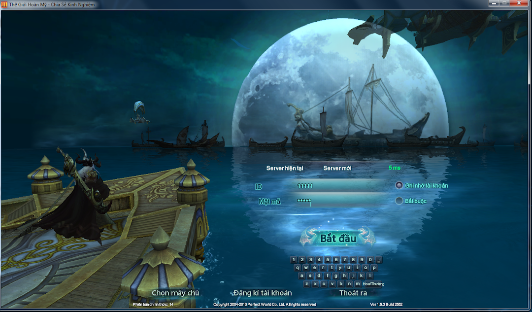 Game Thế Giới Hoàn Mỹ Offline - v153️ - Việt Hóa - GM - Full Shop️ ...