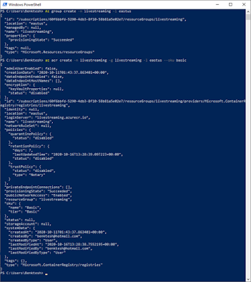 iShare: Store image to the Azure Container Registry (ACR)
