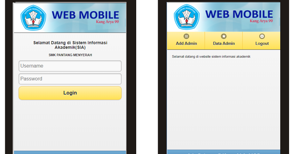 Blog Kang Arya: Membuat sistem login dengan jQueryMobile