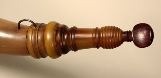 Contemporary Makers: Engraved Early Philadelphia Powder Horn by Art DeCamp